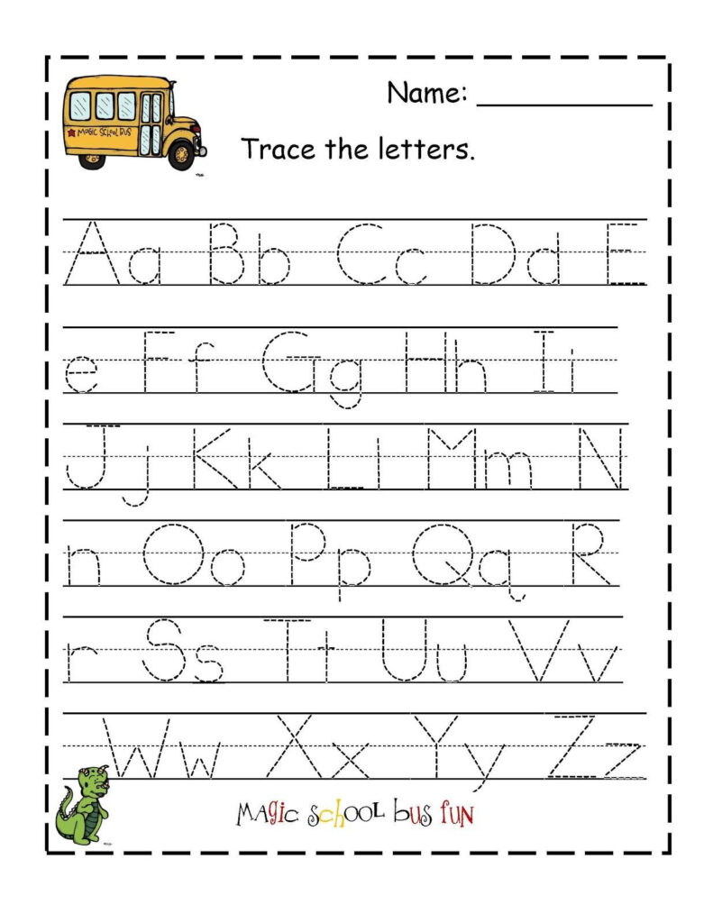 Tracing The Alphabet Worksheets | Alphabet Tracing Worksheets