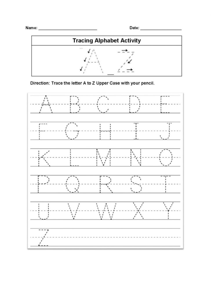 Alphabet Tracing Printables Archives 101 Activity | Alphabet Tracing Worksheets
