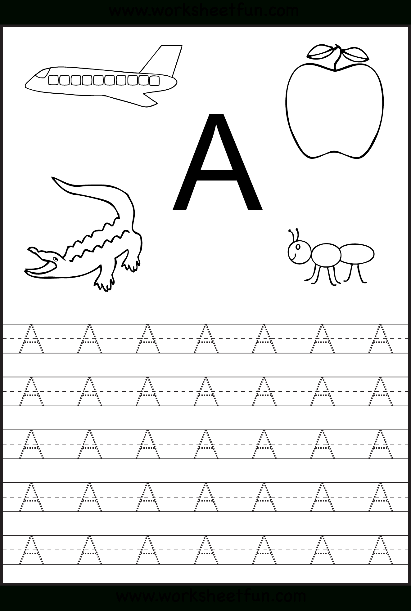 Big Alphabet Tracing Worksheets Alphabet Tracing Worksheets