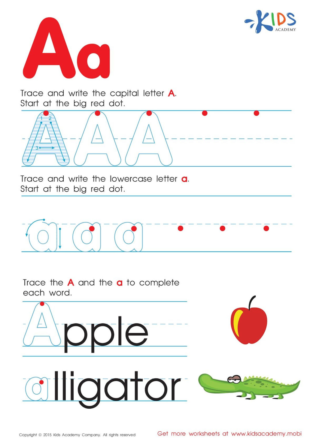 Calam O Free Alphabet Worksheets For Kids A Z | Alphabet Tracing Worksheets
