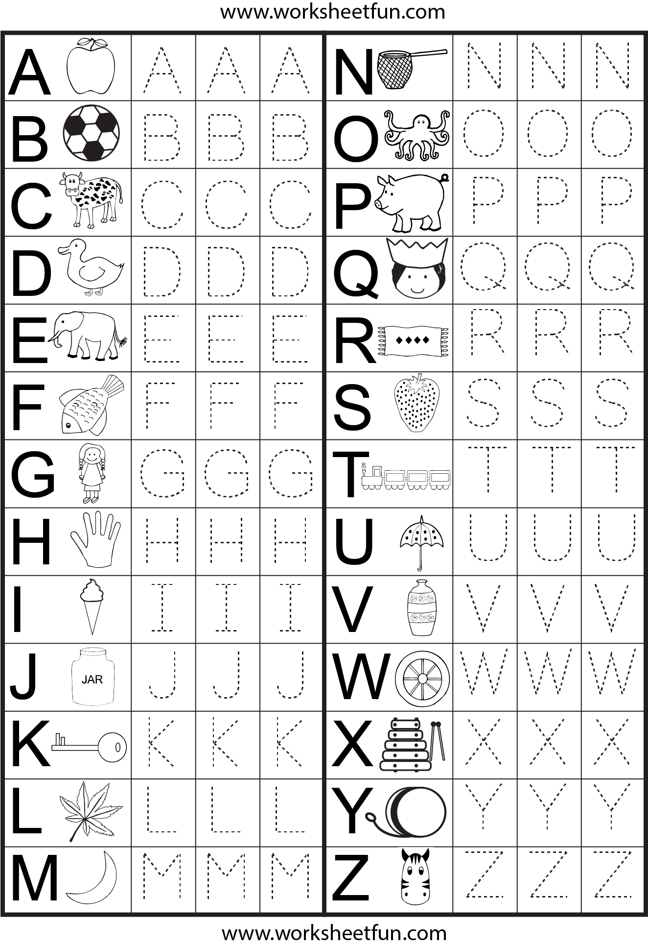 Alphabet Worksheet For Grade 1 Alphabet Tracing Worksheets Alphabet Worksheet For Grade 1 Alphabet Tracing Worksheets