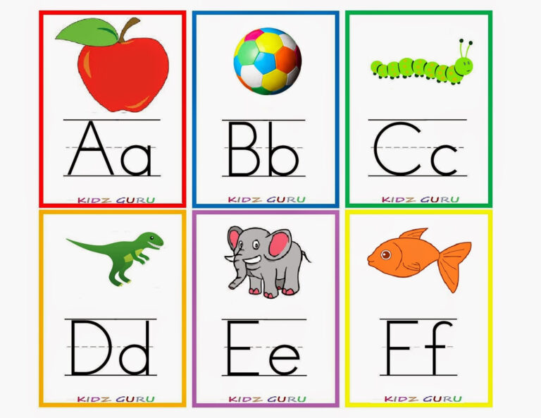 Traceable Alphabet Flash Cards | Alphabet Tracing Worksheets