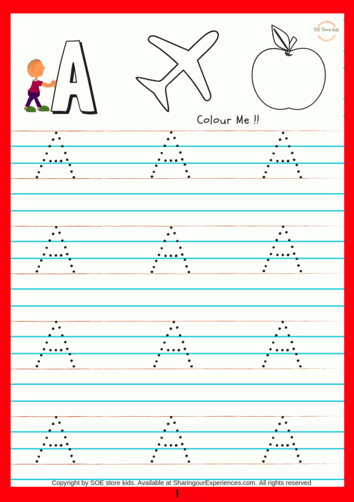 Preschool Worksheets Age 3 For Printable Writing Practice Worksheets ...