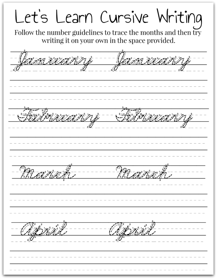 Free Printable Cursive Handwriting Worksheets Name Alphabet Tracing