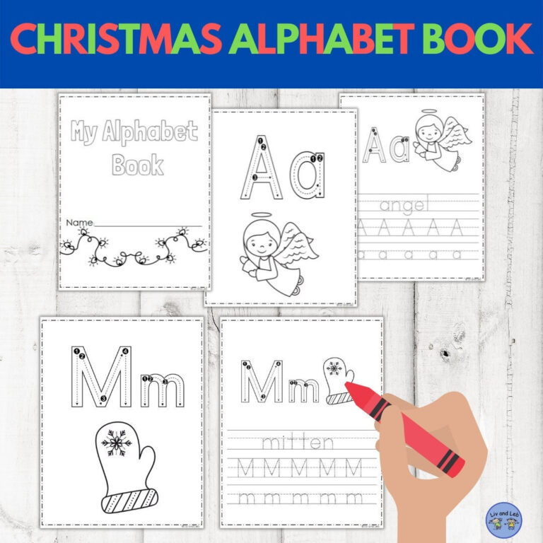 Christmas Alphabet Worksheets | Alphabet Tracing Worksheets